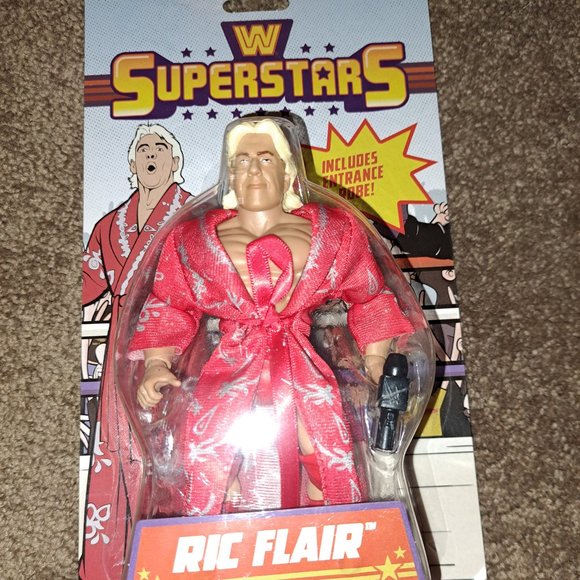WWE | Toys | Mattel Wwe Superstars Series Nature Boy Ric Flair Figure W Entrance Robe Ne | Poshmark